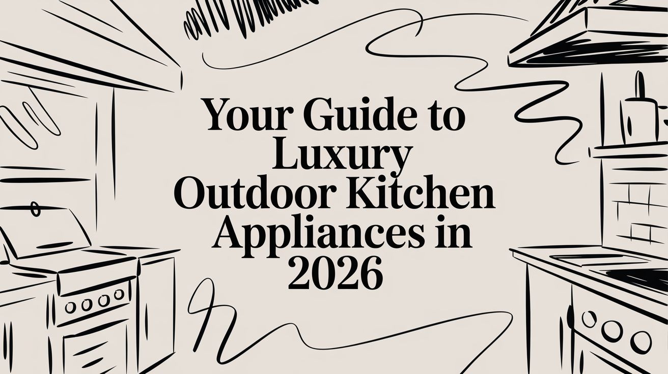 Your Guide to Luxury Outdoor Kitchen Appliances in 2026 – Blanc Haute ...